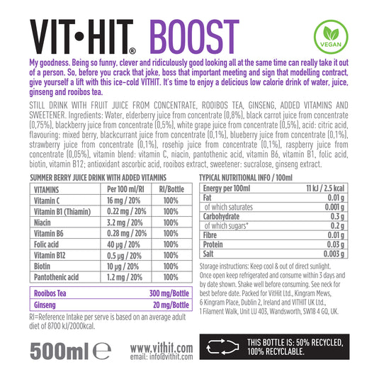 BOOST – VITHIT | Vitamin Drinks – VITHIT Drinks UK